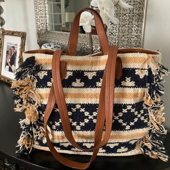 Universal Thread | Bags | Universal Thread Bohemian Tapestry Fringe ...